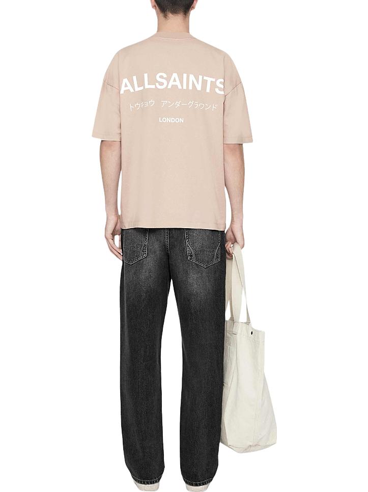 ALLSAINTS underground organic cotton logo graphic tee